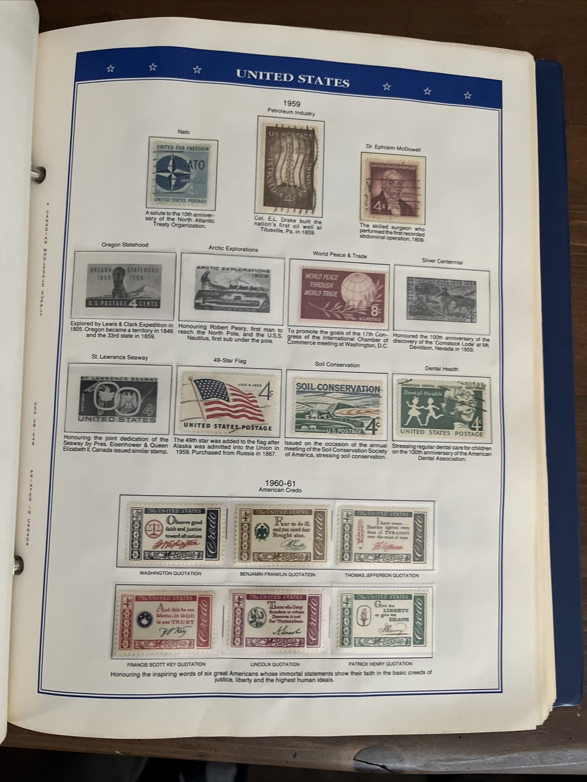 US Stamp Collection in CWS Album 1883 - 1988 Comb MNH, MH, Used | eBay