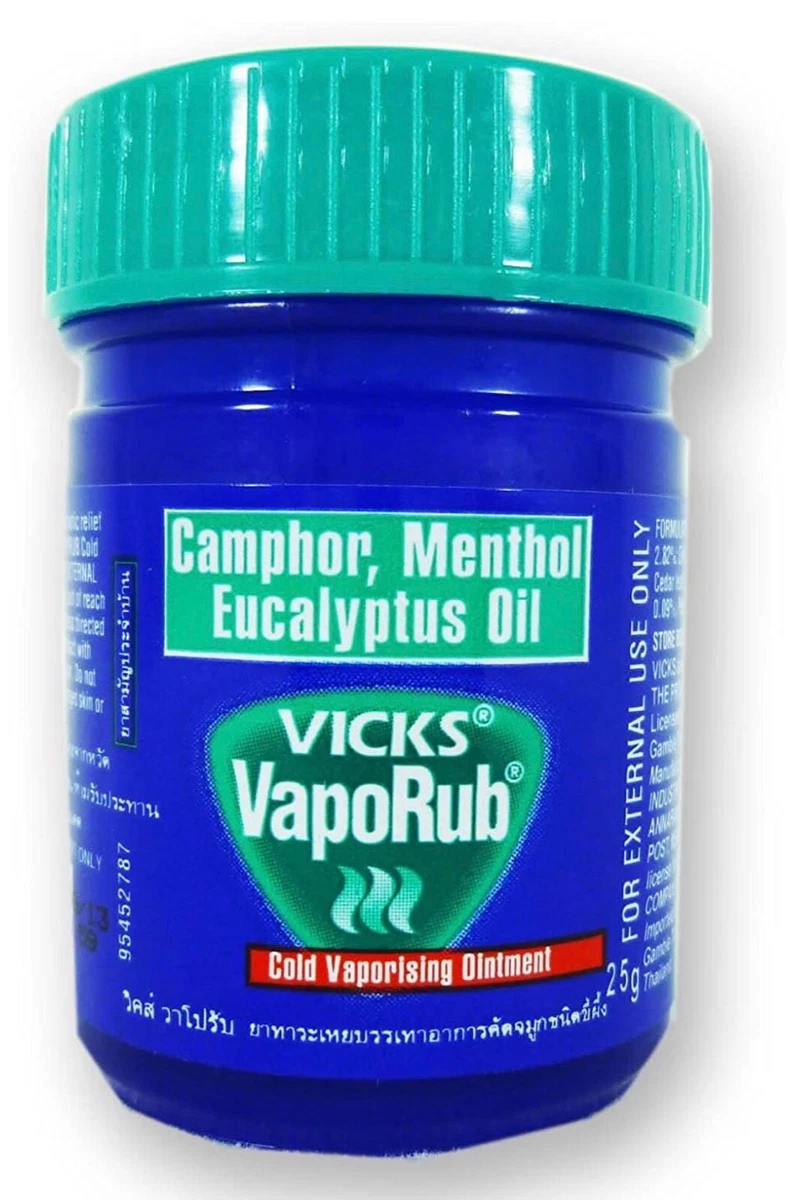 VICKS VapoRub Cold Vaporising Ointment Mini Pack 5g, 43% OFF