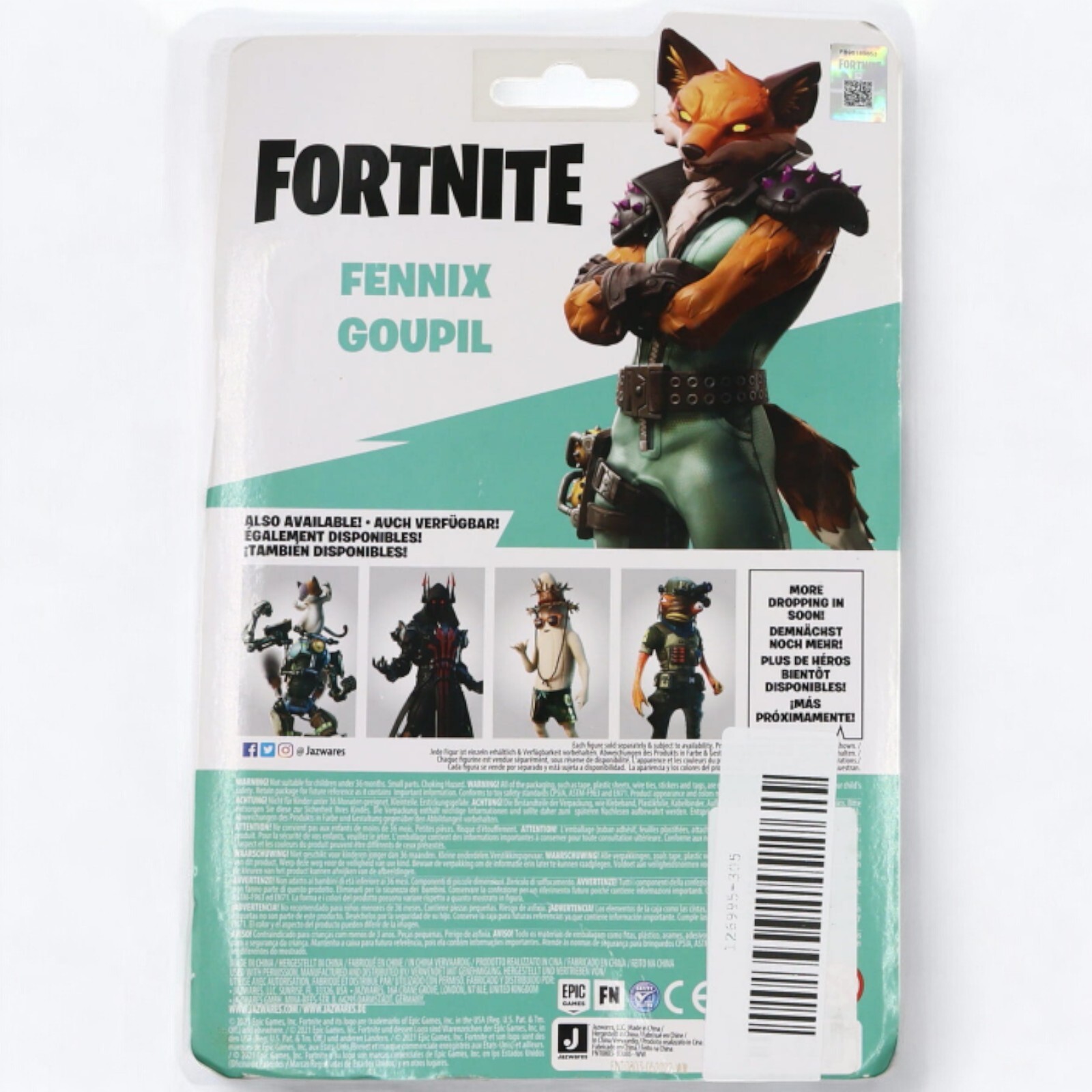 Fortnite FENNIX Solo Mode 4” Action Figure Jazwares Epic Games 2021 Toy ...