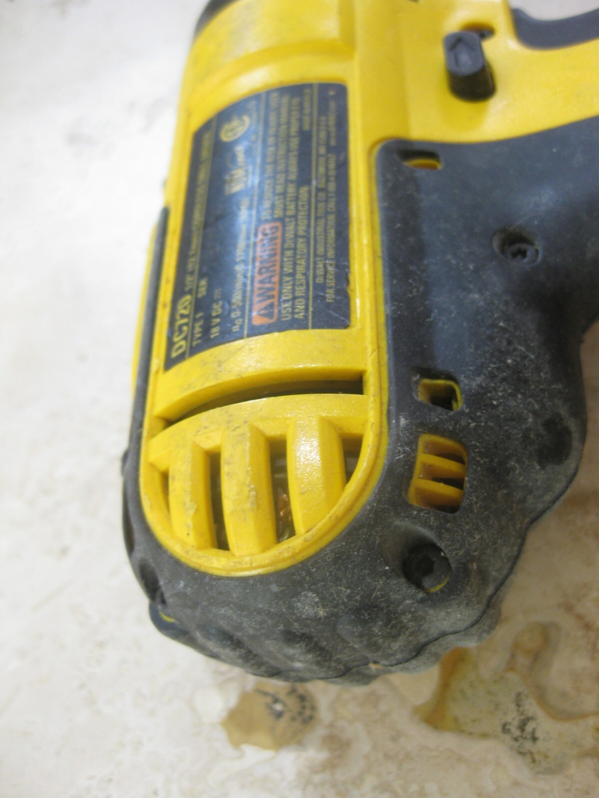 Pre-owned! Dewalt 18V DC720 1/2” Cordless Drill Driver W/ Battery | eBay