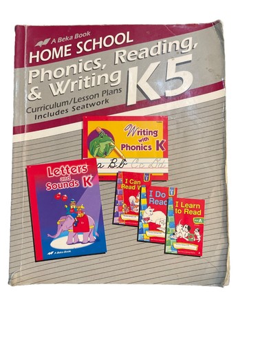 Abeka K5 Phonics Reading & Writing Language Arts Homeschool K ...