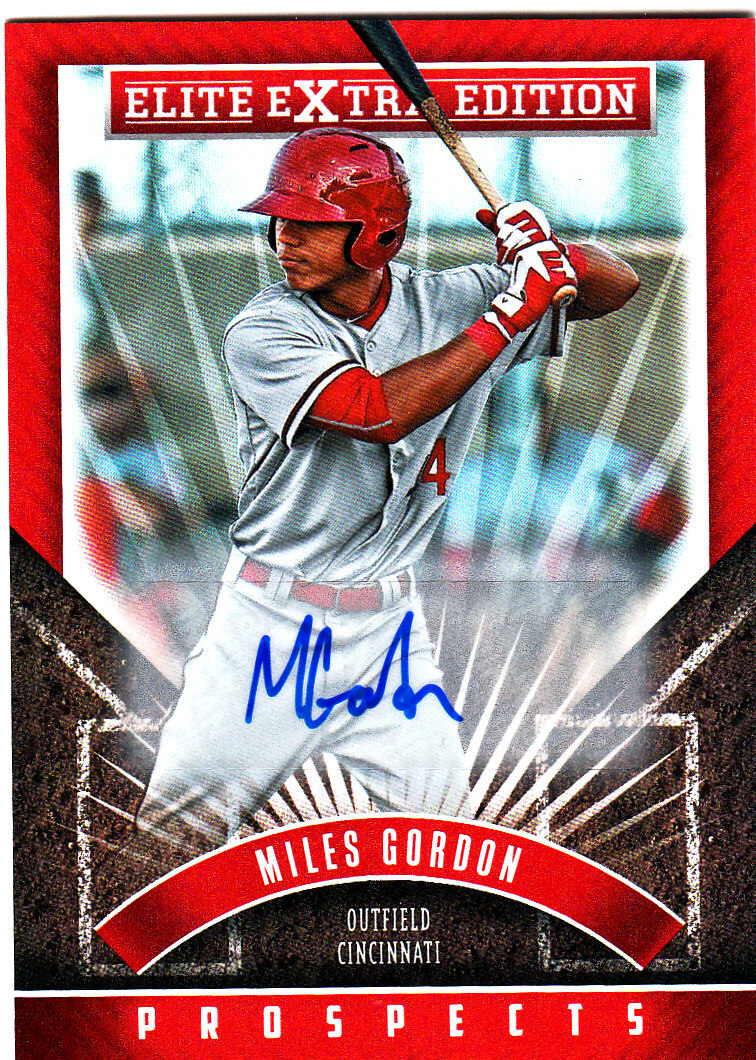 2015 Panini Elite Extra Edition Prospects Auto Miles Gordon #116 | eBay