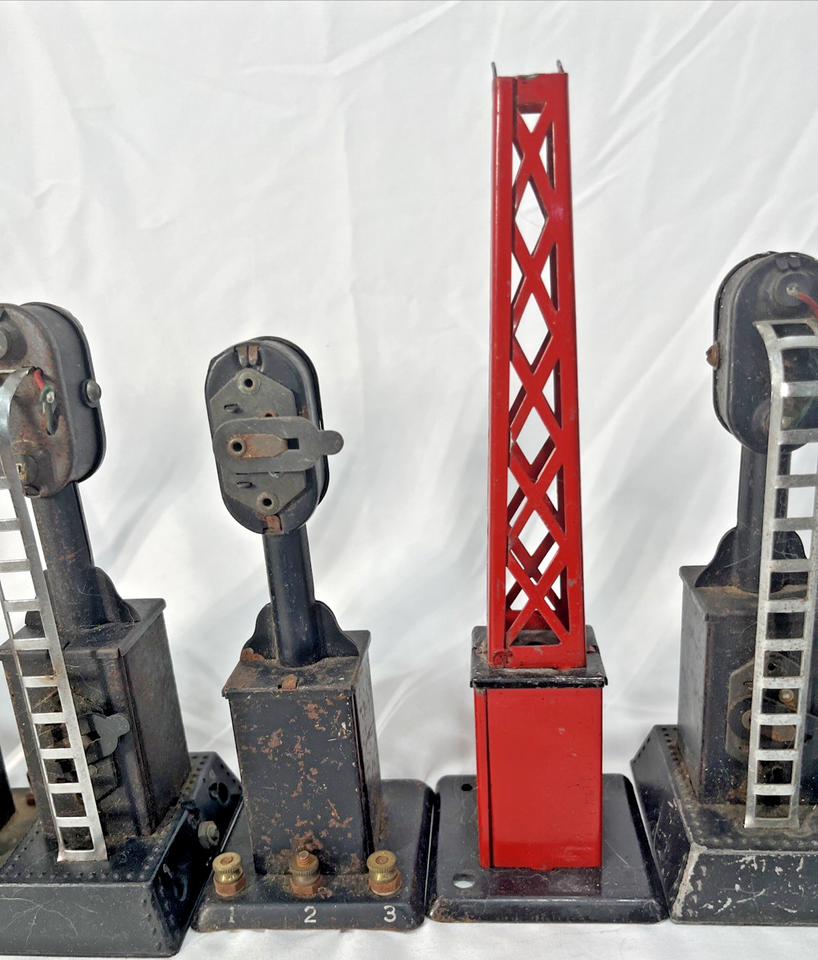 Lot of 11 Lionel Marx O Scale Train Lights Signals For Parts Or Repair ...
