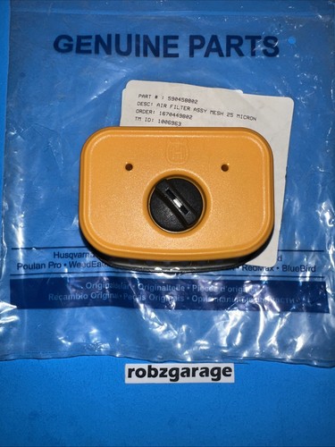 GENUINE HUSQVARNA AIR FILTER 590458802 545 G 550 MARK II 555 556 560 ...