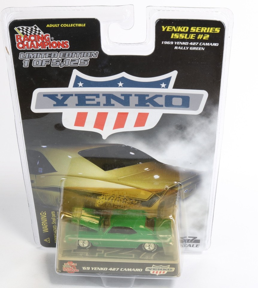 Racing Champions Limited Edition '69 Yenko Camaro Green - READ | eBay