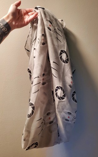 RARE Portal 2 Aperture Science Merchandise Collectibles Scarf/Shawl ...