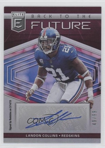 2019 Panini Donruss Elite Back to the Future Signatures /99 Landon ...