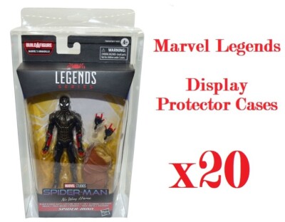 20 Marvel Legends Series Action Figures Plastic Protective Case Display ...