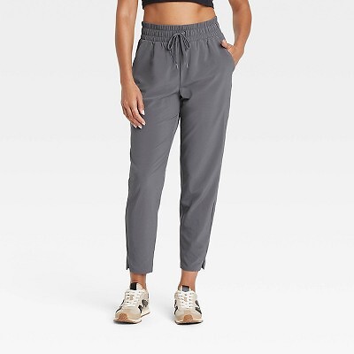 Women's Active Light High-Rise Taper Pants - All In Motion Gray L