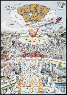 Green Day Dookie Posters ready to frame A5-A0 210gsm Photo paper | eBay UK