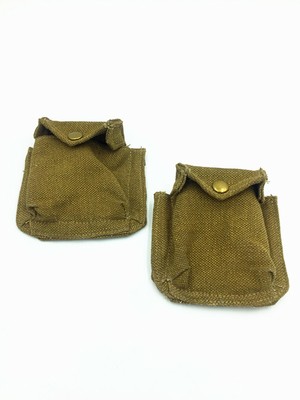 UK ARMY P37 PISTOL AMMO POUCH Compass BAG Khaki-a pair | eBay