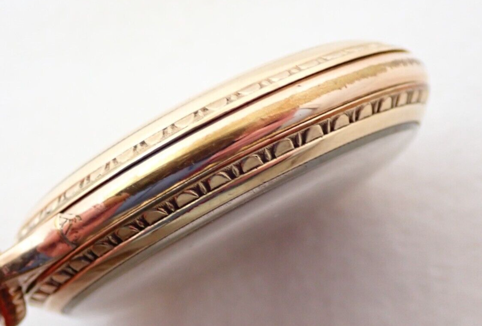 16s HAMILTON 992 992B RAILROAD RR LEVER SET 10k GOLD FILLED POCKET ...