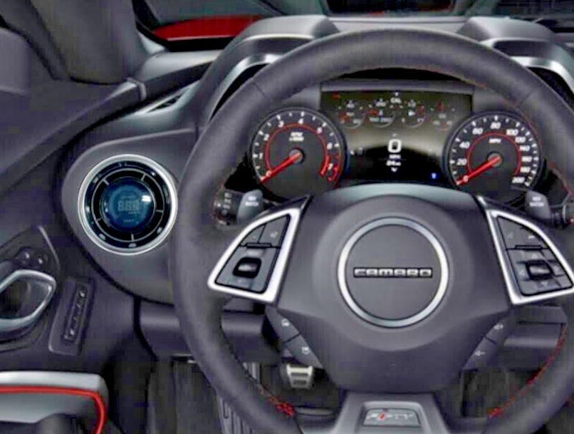 16 23 Chevy Camaro Dash Left Side Air Vent 60mm Single Gauge Pod Mount ...