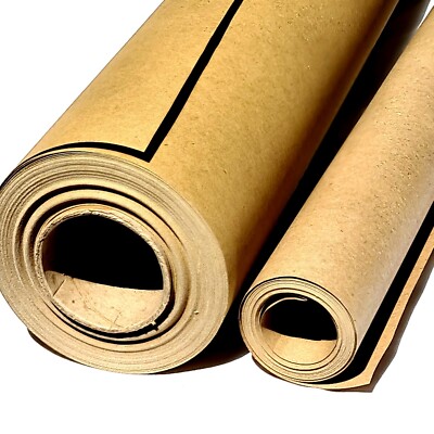 Brown Kraft Parcel Packing Paper 100% Recycled Wrapping 90GSM Strong ...
