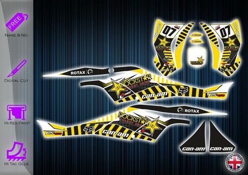 CAN AM DS450 STICKERS - GRAPHICS KIT - DECALS CANAM DS 450 ATV GRAPHICS ...