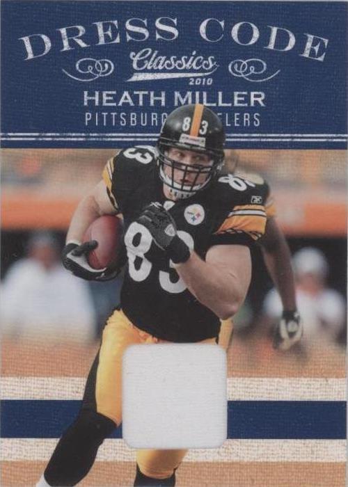 2010 Panini Classics - Dress Code Heath Miller #8 Jerseys /299 (MEM ...