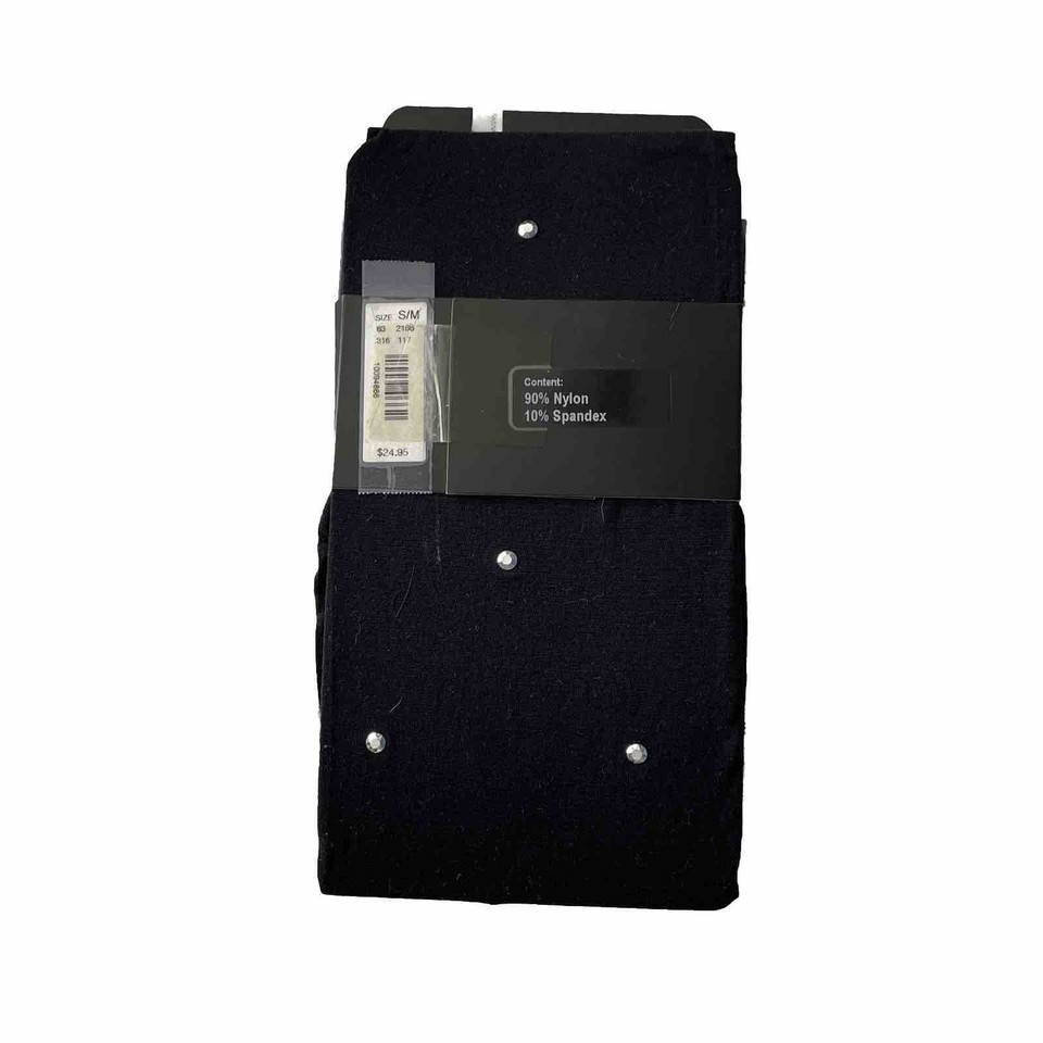 the Limited women's size Small/Medium Black Mini Mesh Dot Patterned ...