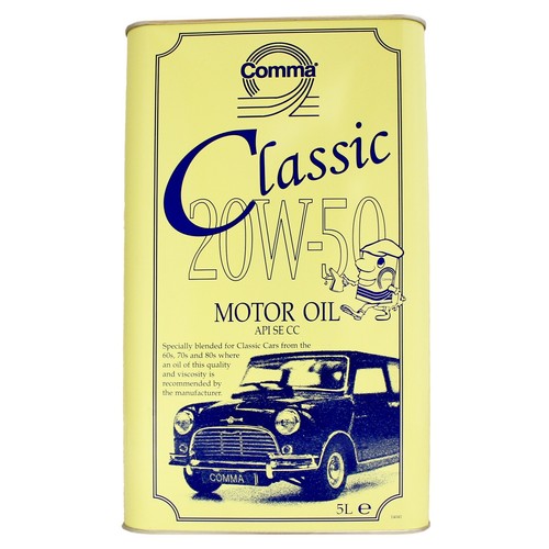 Comma Classic 20W-50 Motor Oil API SE CC 20w50 Car Engine Mineral 5L 5 ...