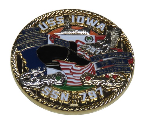 USS Iowa SSN 797 Challenge Coin | eBay
