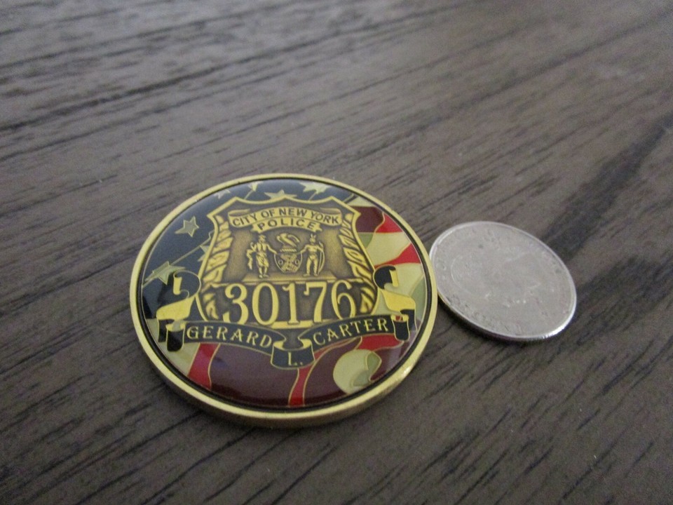 NYPD In Loving Memory EOW July 31.1998 Challenge Coin #539B | eBay