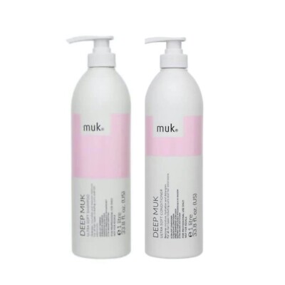 MUK Deep Muk Ultra Soft Shampoo & Conditioner 1000ml 1 Litre DUO | eBay