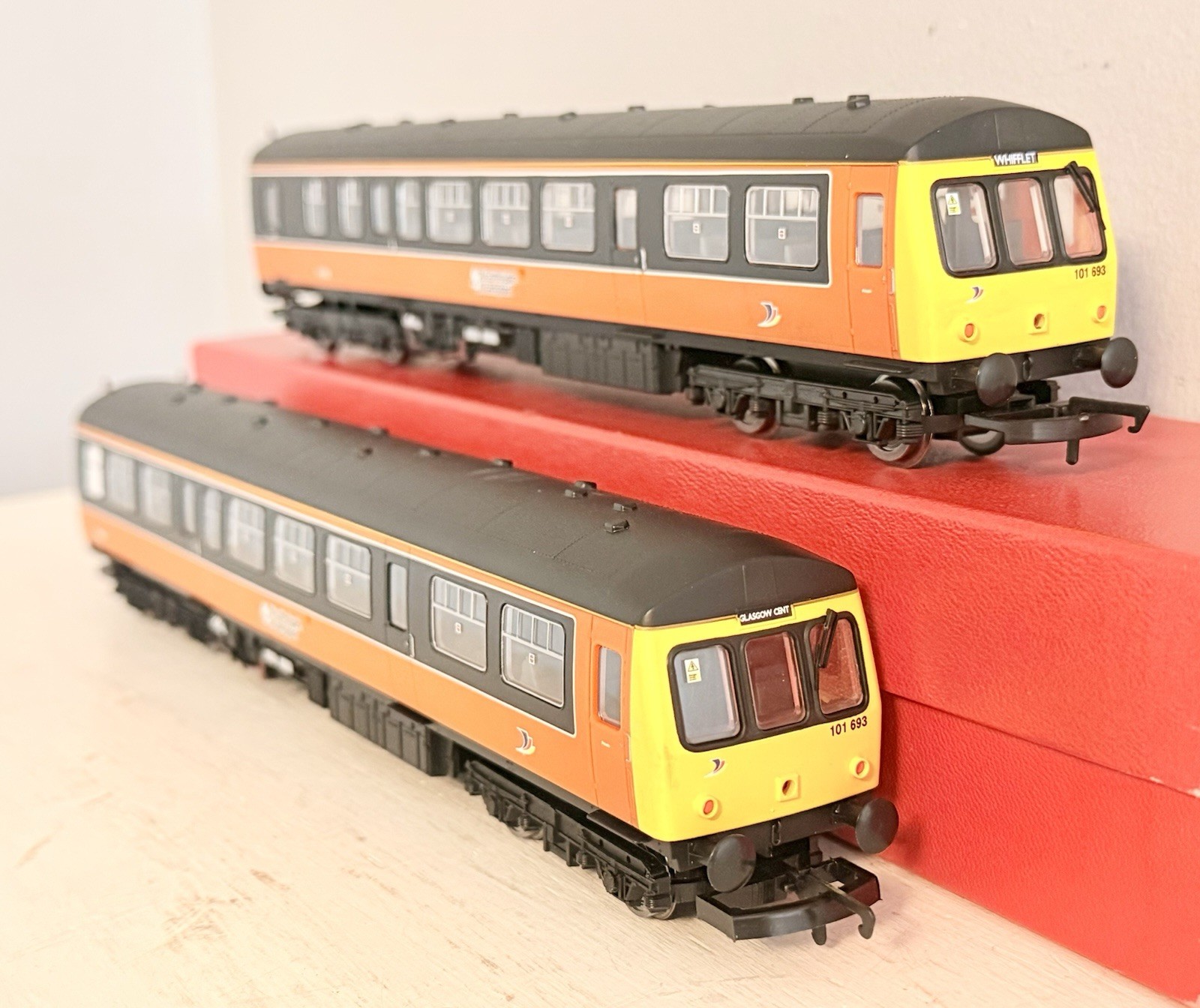 Hornby R3047 Class 101 2 Car DMU in Strathclyde PTE orange livery | eBay UK