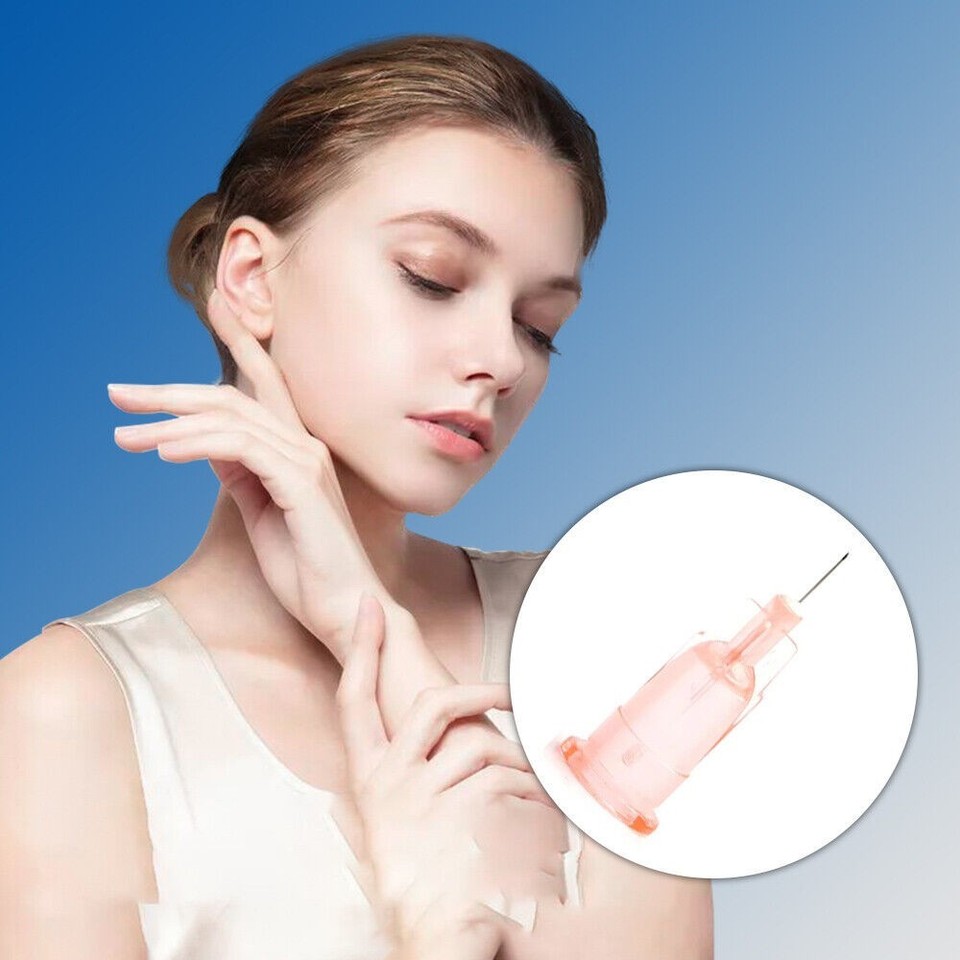 100Pcs Tattoo Micro Needles Disposable Painless Sterile Syringe Tips ...