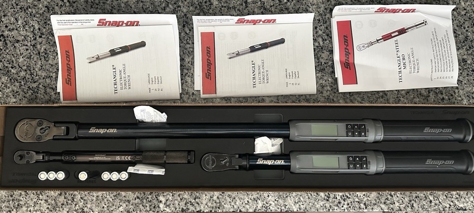 Snap-on ATECHFSET02DT TechAngle Flex-Head Torque Wrench Foam Set 3pc ...