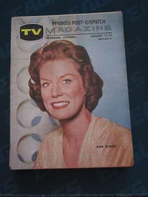 Television Magazine Regional TV Guide August 1963 Ann Flood Edge of Night | eBay