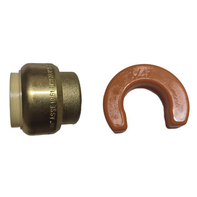 2 Pieces 3/4 Push-Fit Cap with 1 Free Removing Clip, Lead Free | eBay