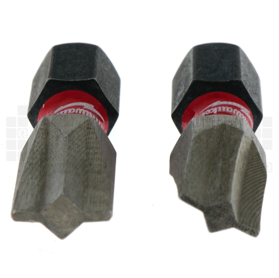 Milwaukee 48-32-4440 ECX #1 & #2 SHOCKWAVE Impact Bit Set, 1" Length | eBay
