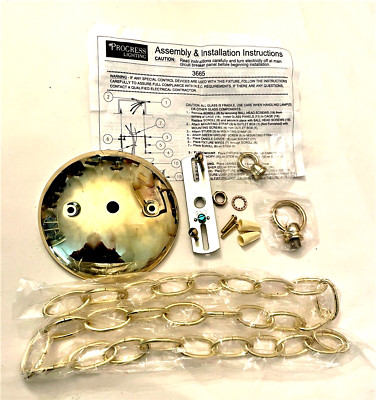 Light Fixture Canopy Chain Kit for a Pendant Light for Progress ...