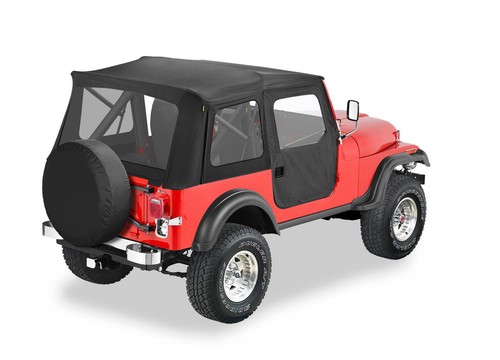 Bestop Soft Top - Fits Jeep 1955-1975 CJ5; Willys 1952-1962 M38A1 ...