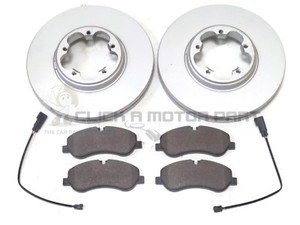 FORD TRANSIT CUSTOM 2.0 2.2 TDCi FRONT 2 BRAKE DISCS & PADS (CHECK SIZE ...