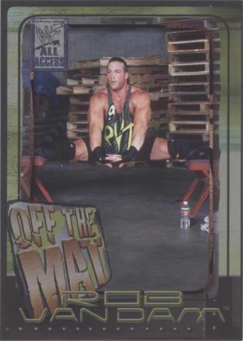 2002 Fleer WWF All Access - Off The Mat Rob Van Dam #73 (RC) for sale ...