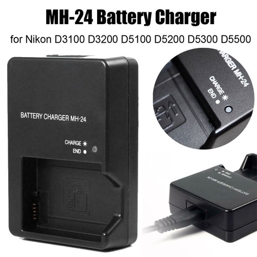 MH-24 Power Adapter Charging Dock For Nikon D3100 D3200 D5100 D5200 ...
