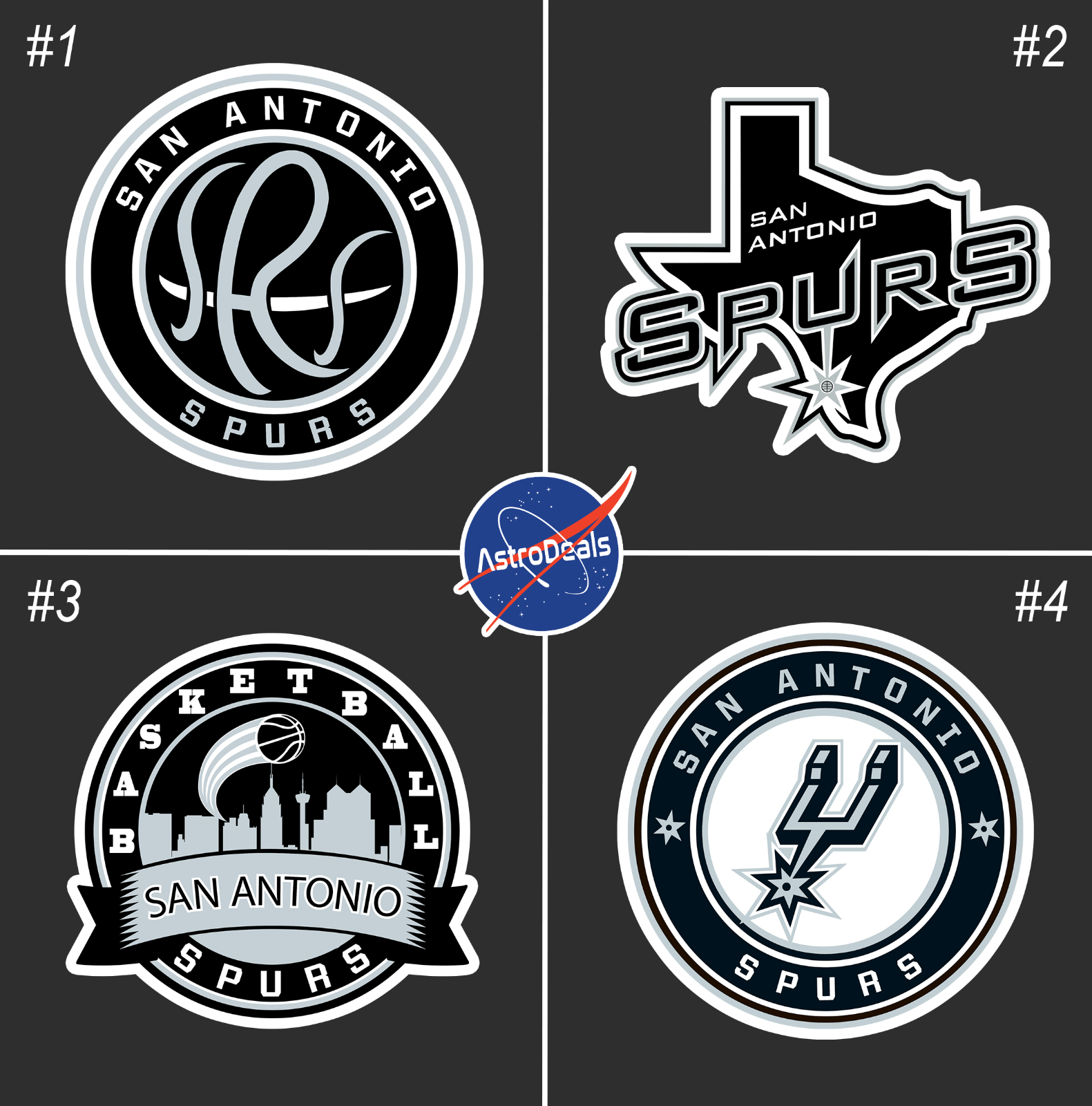 San Antonio Spurs Basketball Team Logo NBA Sticker Decal *Size: 3"-12 ...