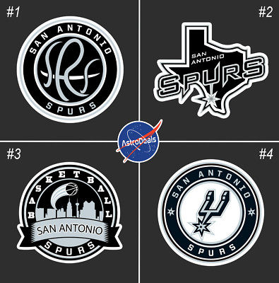 San Antonio Spurs Basketball Team Logo NBA Sticker Decal *Size: 3"-12 ...