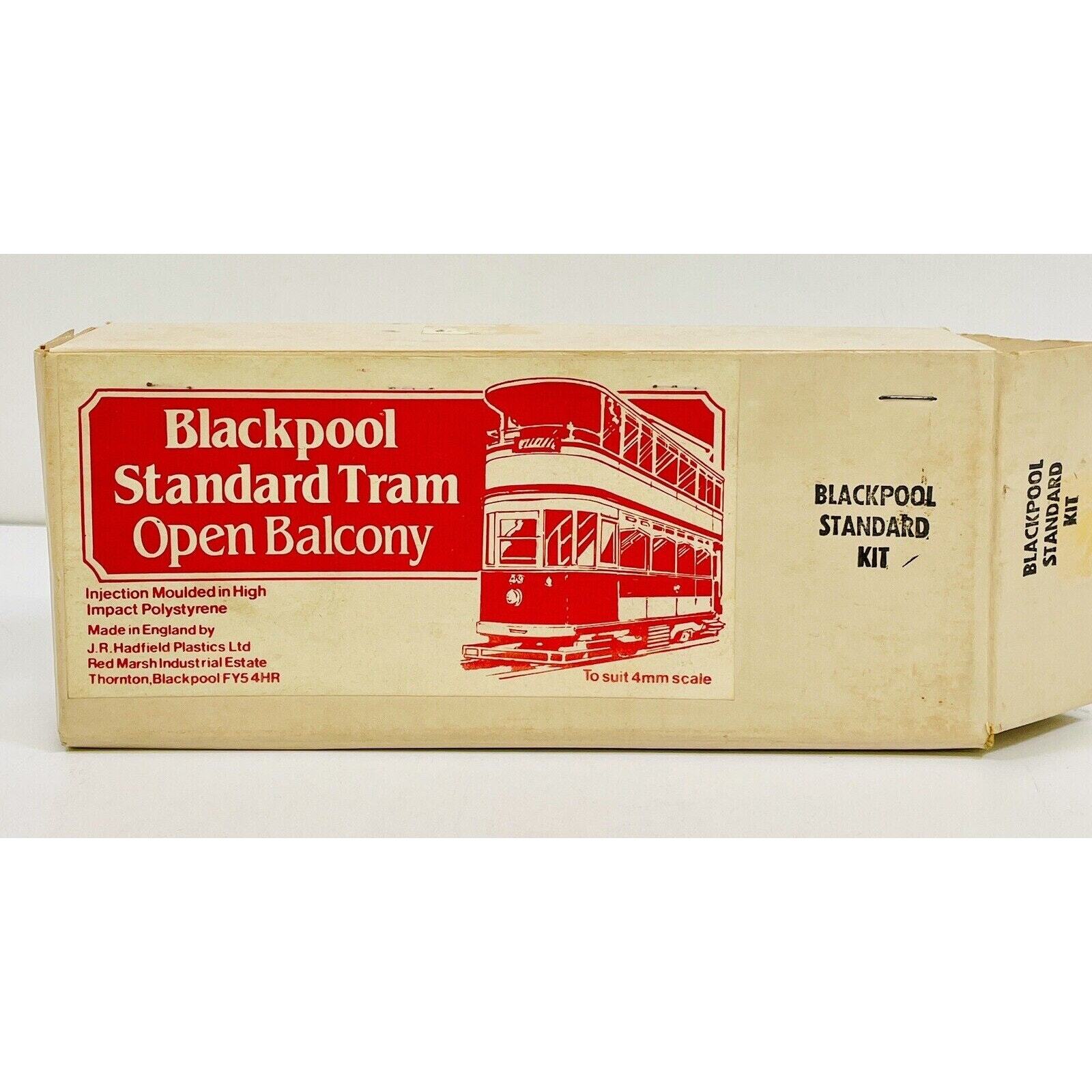 JR Hadfield Blackpool Standard Tram Open Balcony 1:76 Plastic Model Kit ...