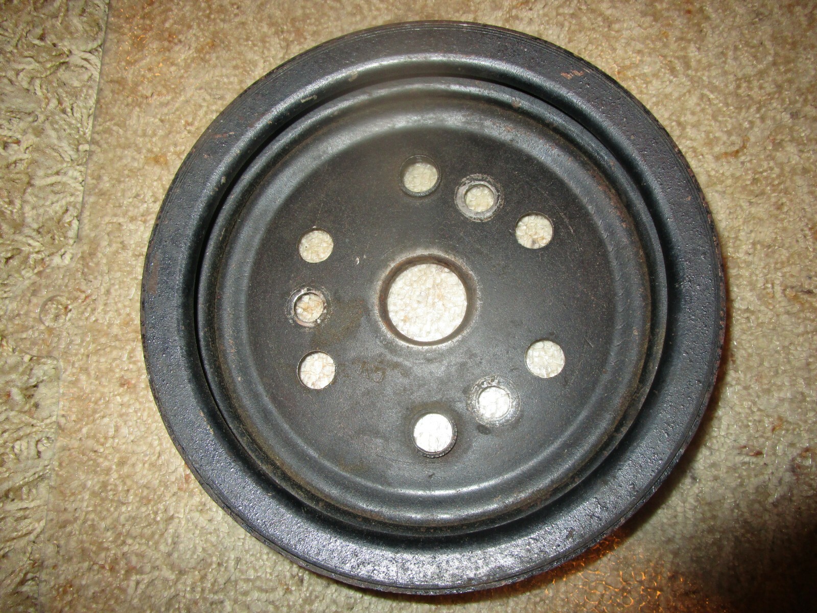 63-68 Corvette C2/C3 327 2 Groove C/S Pulley w/PS-GM #3744043 BA ...
