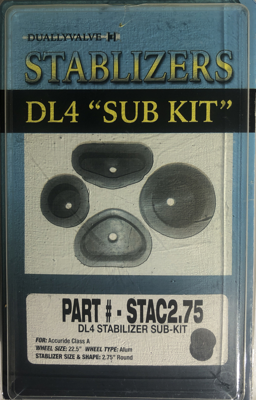 Duallyvalve DL4 Stabilizer Sub Kit #STAC2.75 For Accuride ClassA 22.5 ...