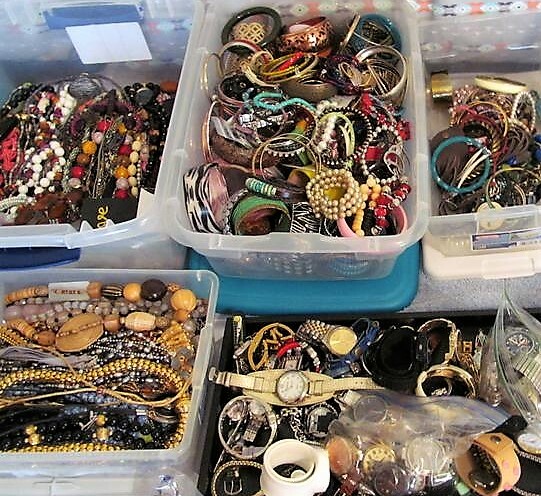 Jewelry Lot ALL Good Wear Resell Brooch Art Estate Vintage Modern 5 Pc ...