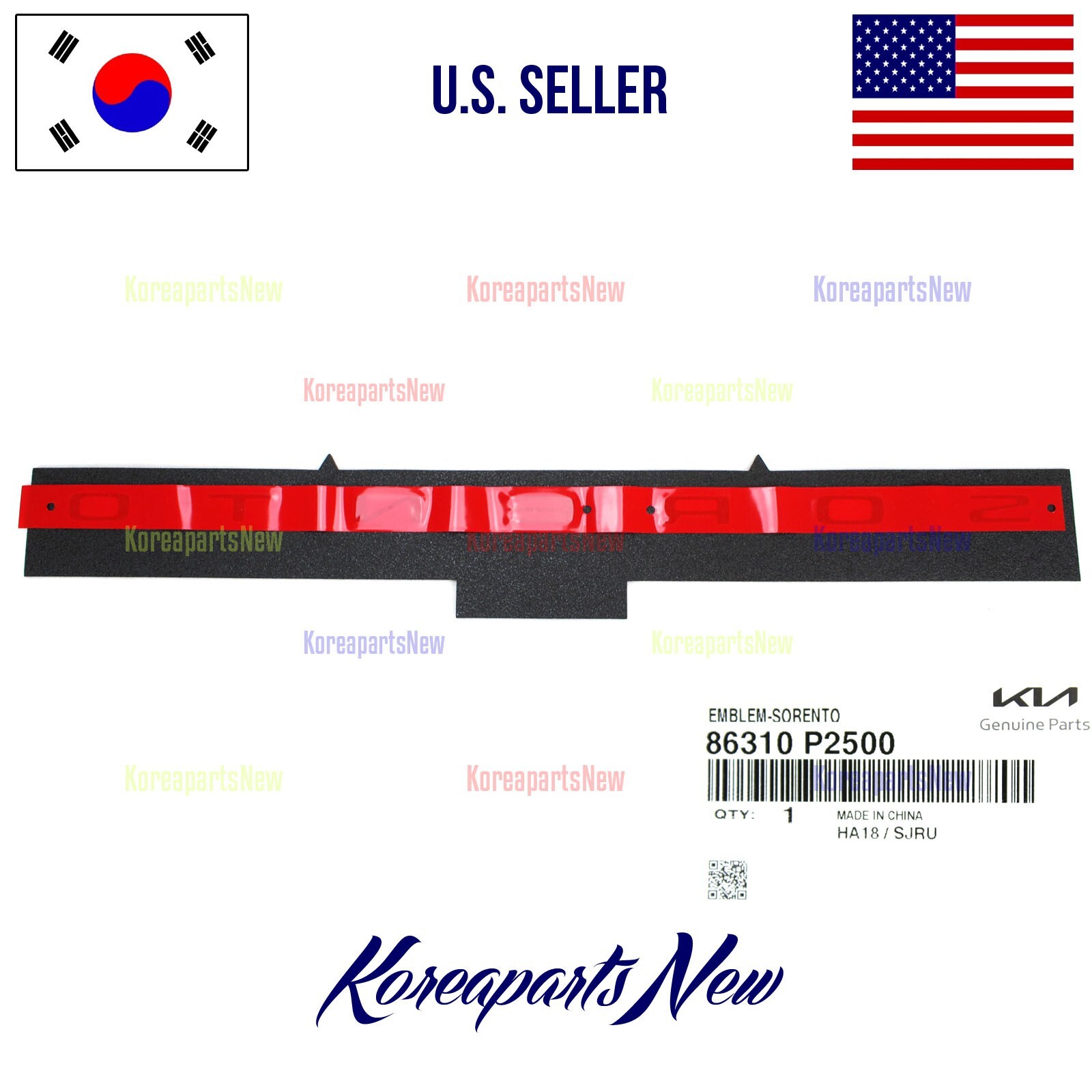 Genuine+Kia+OE+Emblem-Sorento+86310-P2500 for sale online | eBay