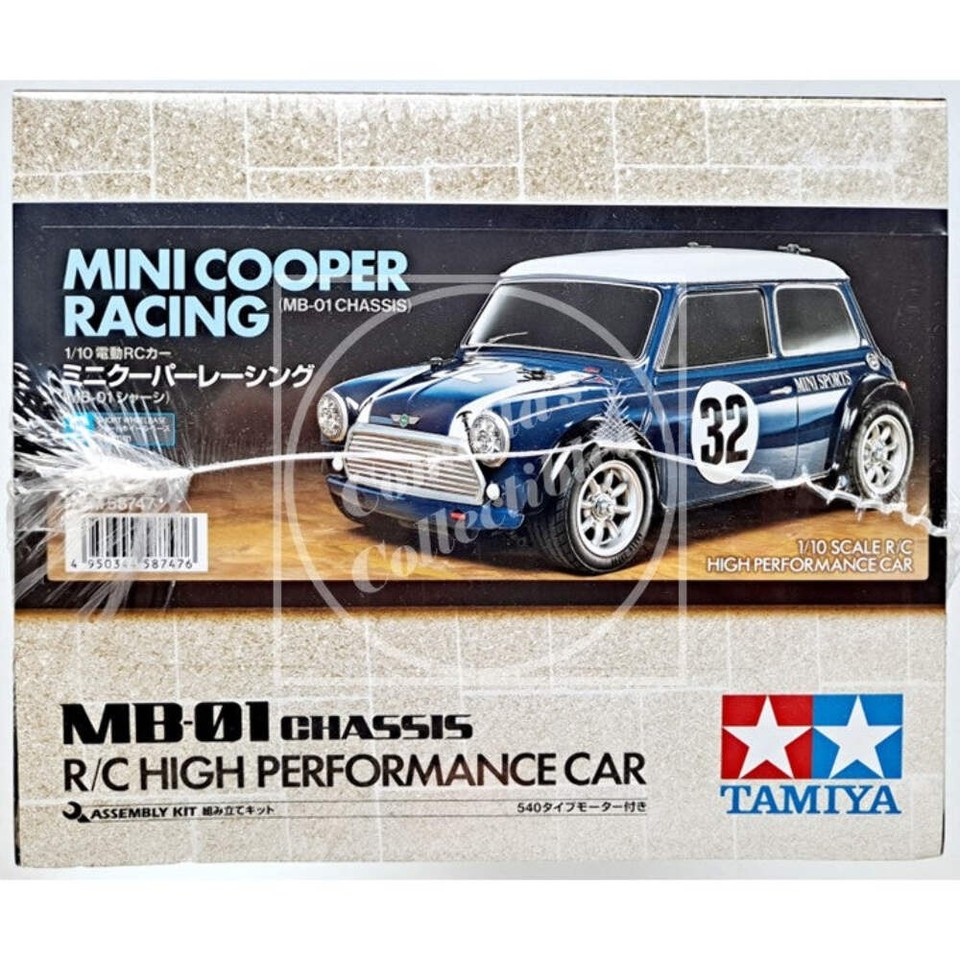 Tamiya 58747 RC 1/10 Mini Cooper Racing 2WD Kit MB-01 Chassis Motor ...