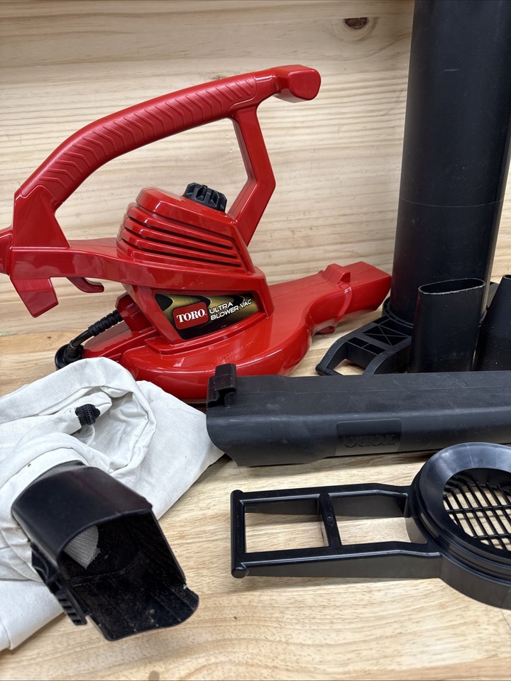 Toro Ultra 51619 Electric Handheld Leaf Blower/Vacuum/Mulcher 260 mph ...