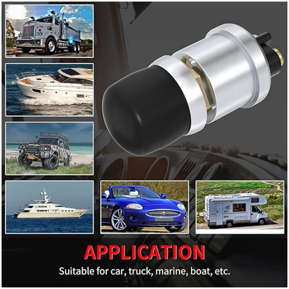 3PCS Waterproof Heavy-Duty Momentary Push-Button Starter Switch For ...
