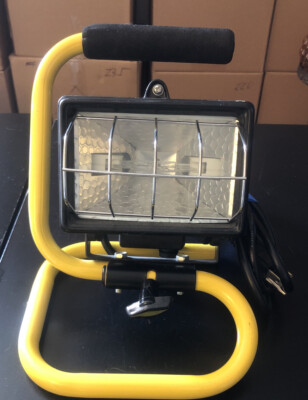 Heavy Duty Portable Low-Profile HALOGEN WORK LIGHT for Project and Job ...
