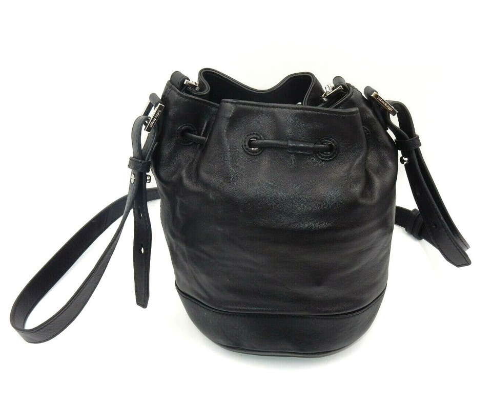 MACKAGE DAFNEY BUCKET BAG WOMEN'S BLACK LEATHER PURSE - HANDBAG | eBay