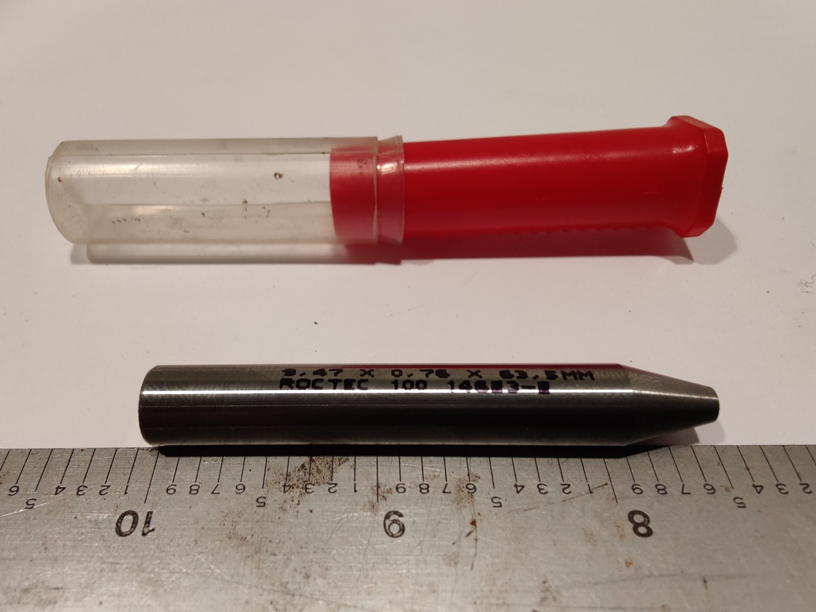 ROCTEC 100 146E3-E Waterjet Nozzle Mixing Tube 9.47 x 0.76 x 63.5 MM L1 ...