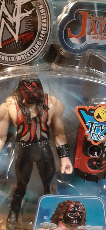 WWE Signature Jams Series 2 KANE Tron Ready Real Scan Action Figure w ...